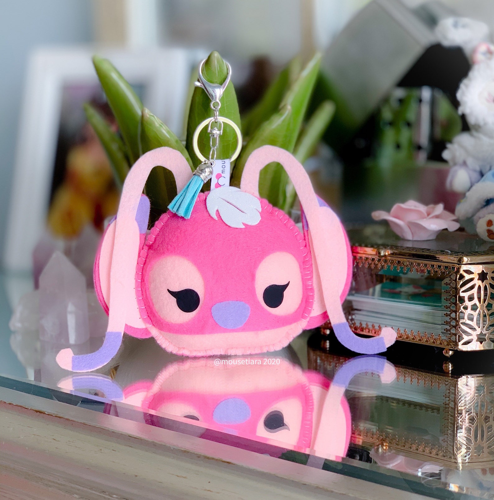 Lilo and Stitch Angel Keychain for Disney Mini Backpack - Etsy UK