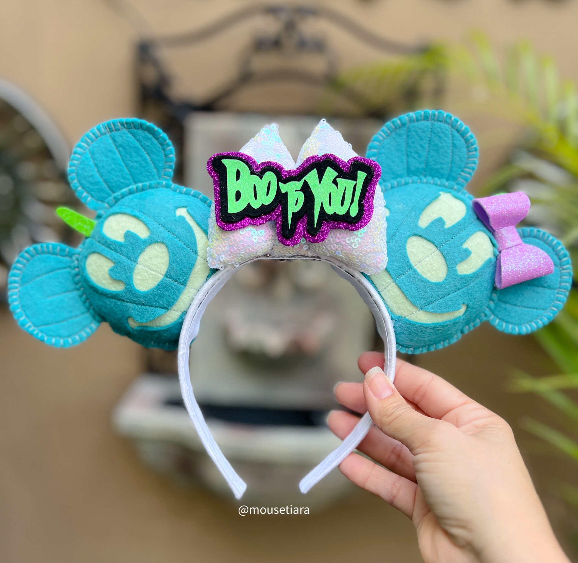 Mickey Ears Boo to You! Not so Scary Halloween Party Teal Pumpkin ...