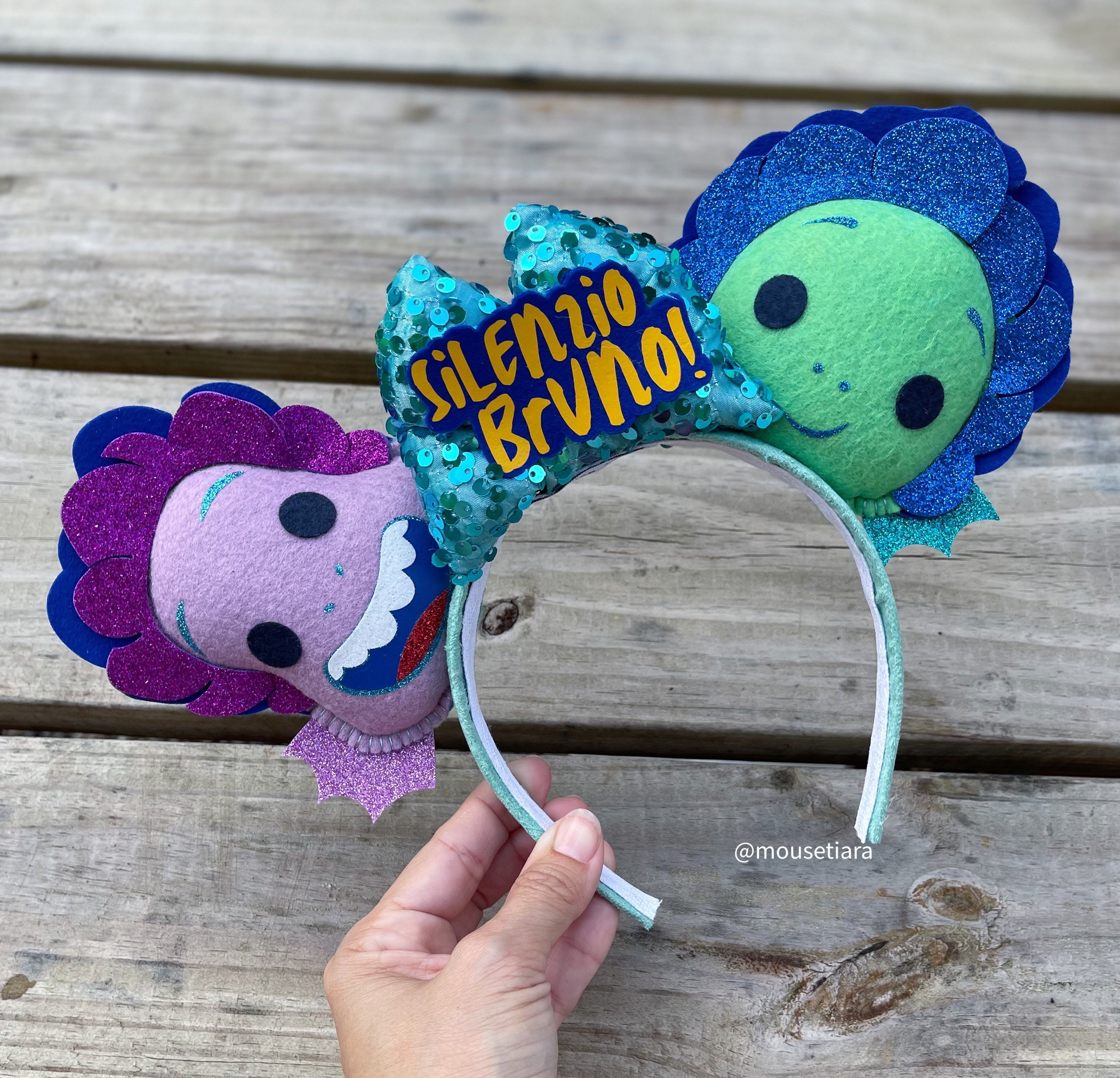 Disney Ears Luca Sea Monster Silenzio Bruno Mickey Mouse - Etsy