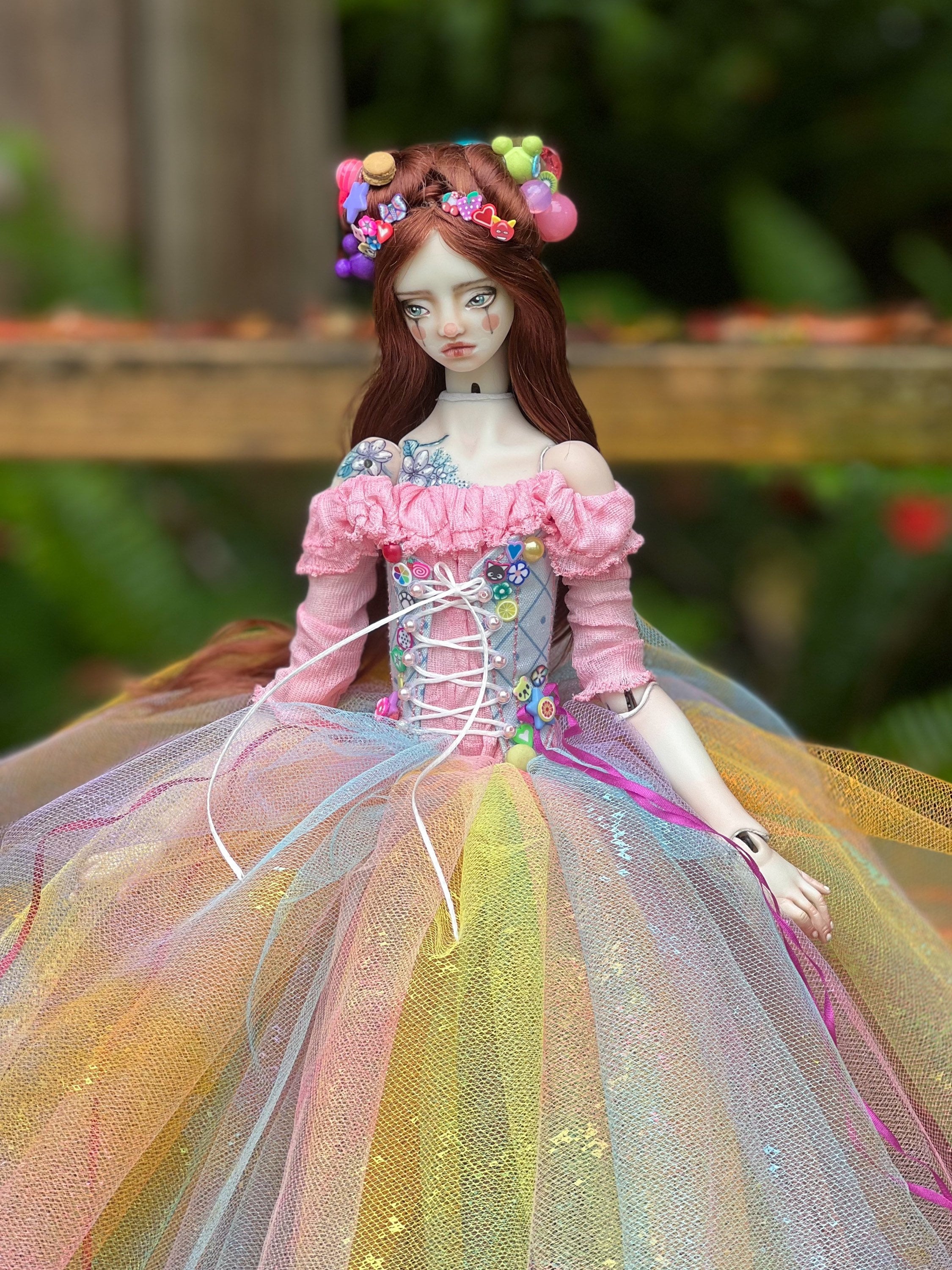 Ooak BJD Doll Full Set Candy Porcelain BJD Doll Made to Order - Etsy