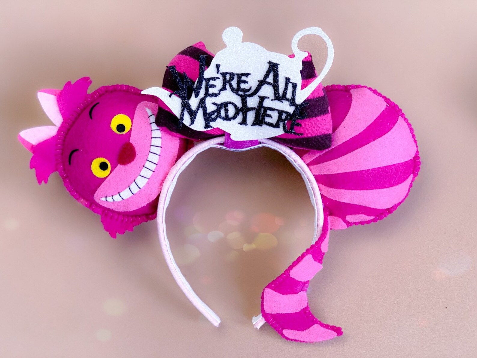 Mickey ears Alice in Wonderland Cheshire Cat Ears Headband | Etsy
