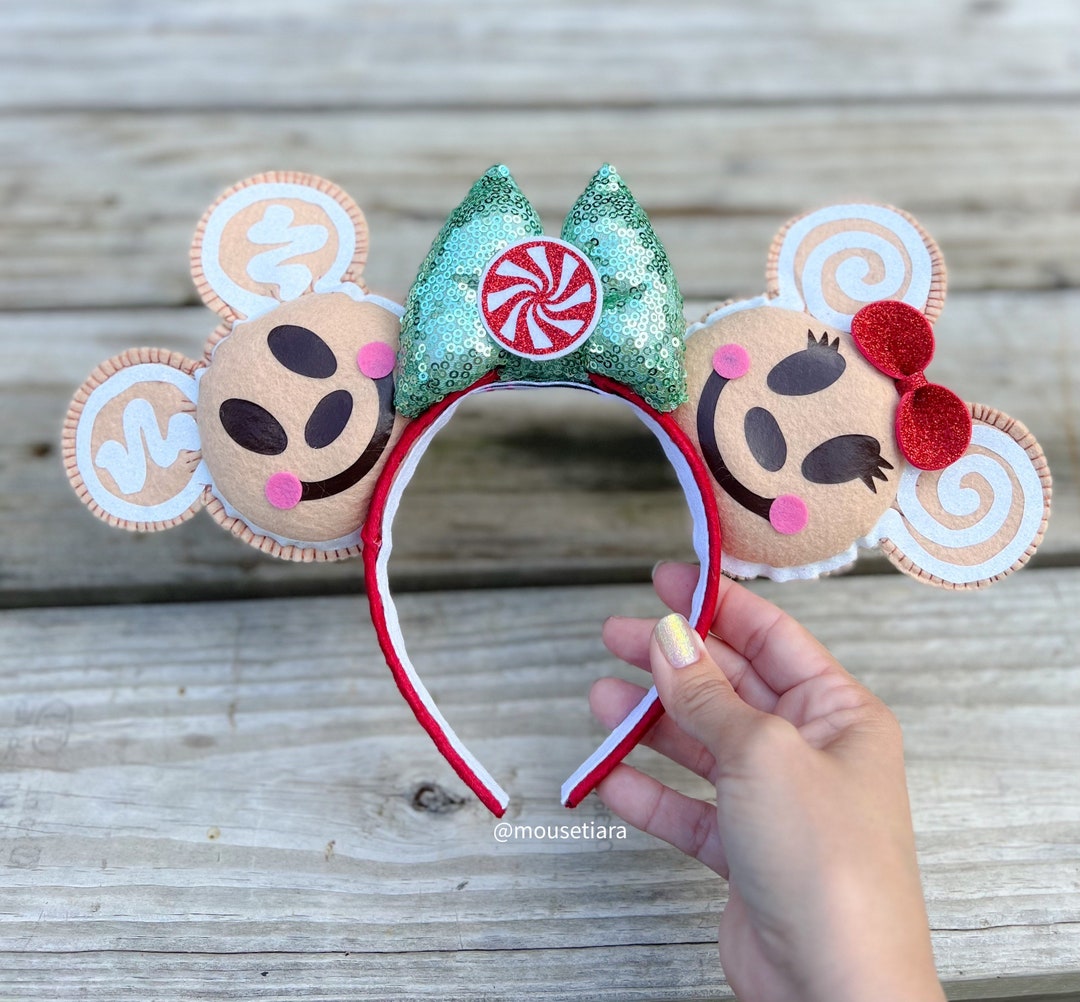 Mickey Mouse Ears Gingerbread Ears Winter Christmas Mickey Mouse Ears ...