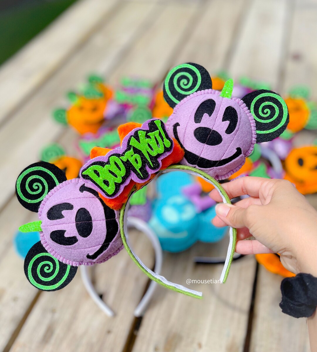 Mickey Ears Boo to You! Not so Scary Halloween Party Black and Purple ...