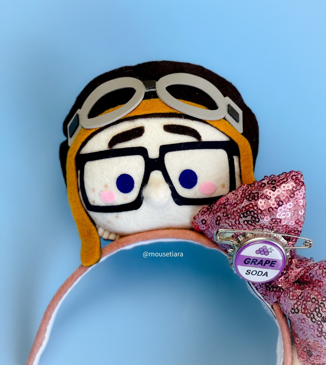 Mickey Ears Disney Pixar up Ears Carl and Ellie Disney Parks - Etsy