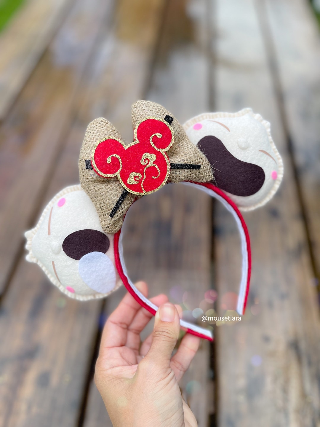 Disney Ears Chinese New Year Ears Mickey Ears Chinese Bao Mouse Ears ...