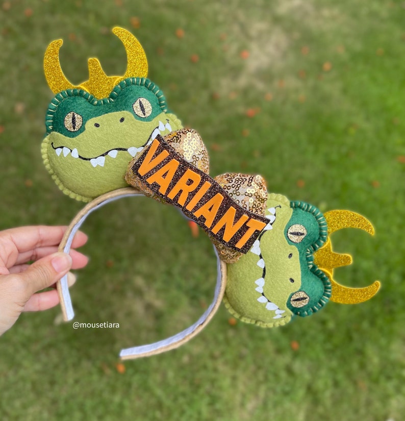 Gator Loki Variant Ears Crocodile Loki Mickey Mouse Ears - Etsy
