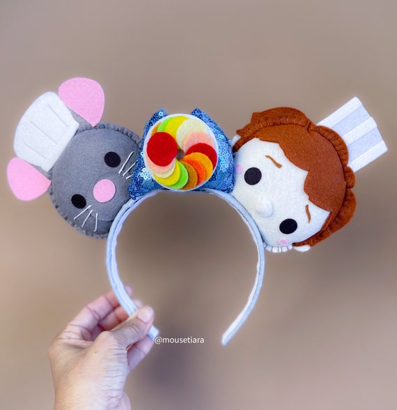 Mickey Ears Ratatouille Remi Linguini Mouse Ears by Mousetiara | Etsy