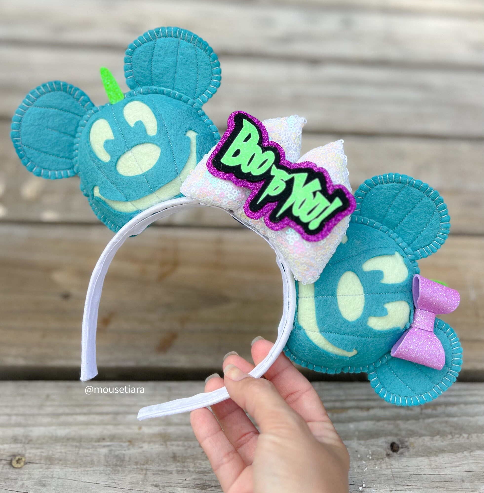 Mickey Ears Boo to You! Not so Scary Halloween Party Teal Pumpkin ...