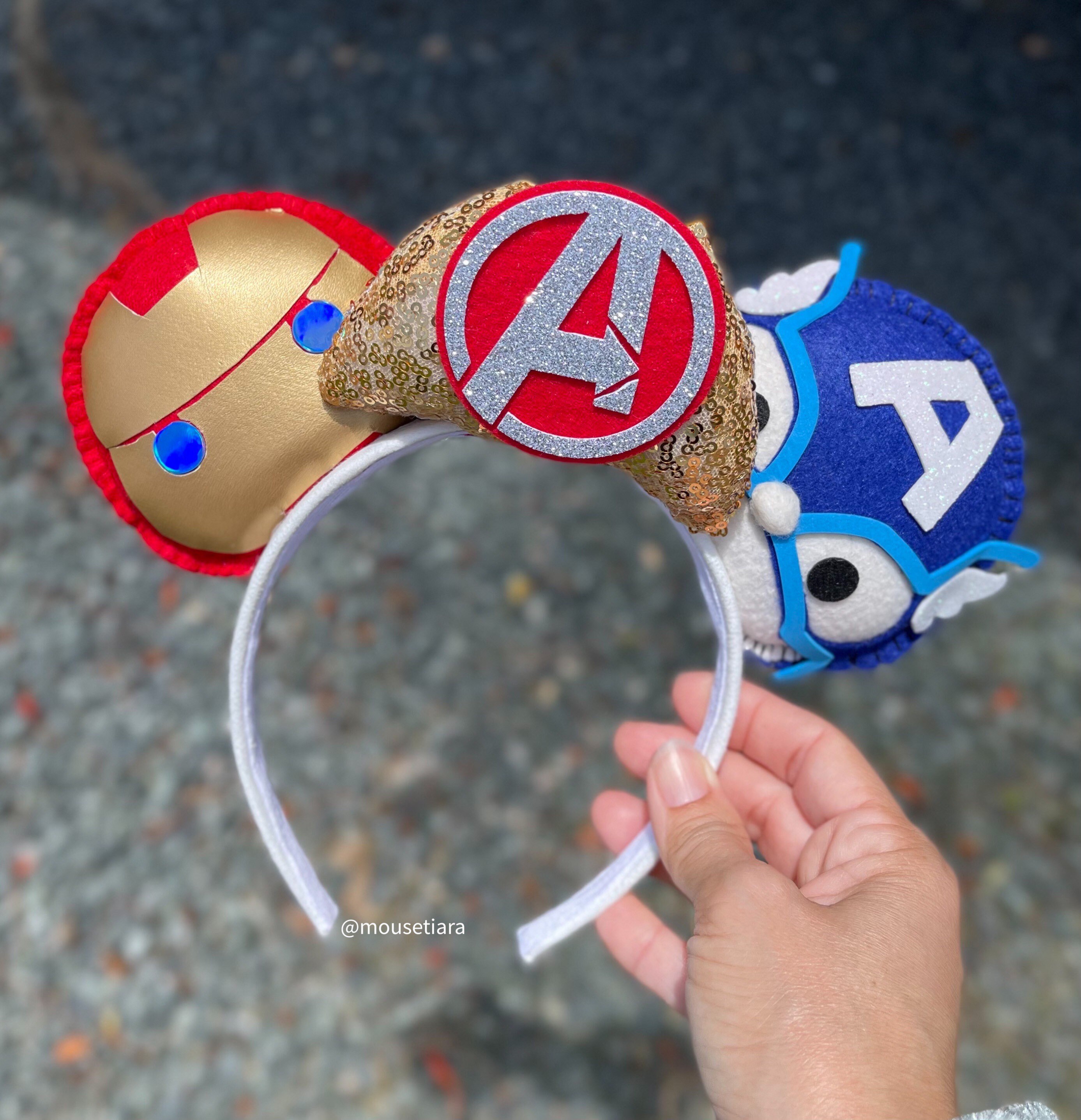 Disney Ears Mickey Ears Captain Marvel Avengers Campus Captain America ...