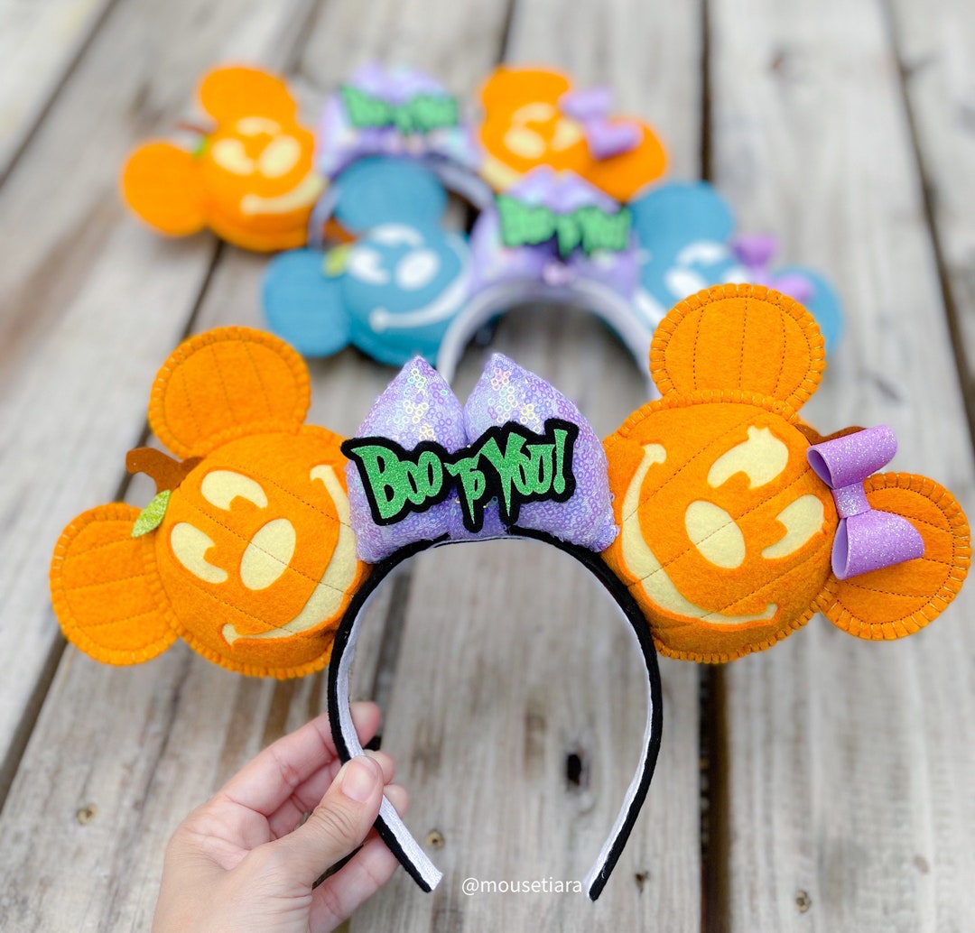 Mickey Ears Boo to You! Not so Scary Halloween Party Orange Pumpkin ...