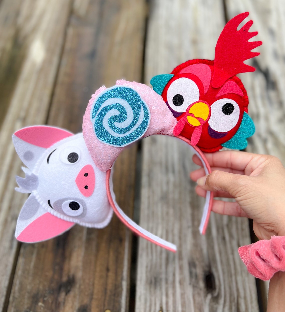 Disney Ears Mickey Ears Minnie Mouse Ears Moana Pua & Hei - Etsy