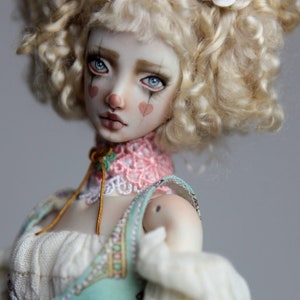 Ooak BJD Doll Full Set Clown Porcelain BJD Doll Made to Order Forgotten ...