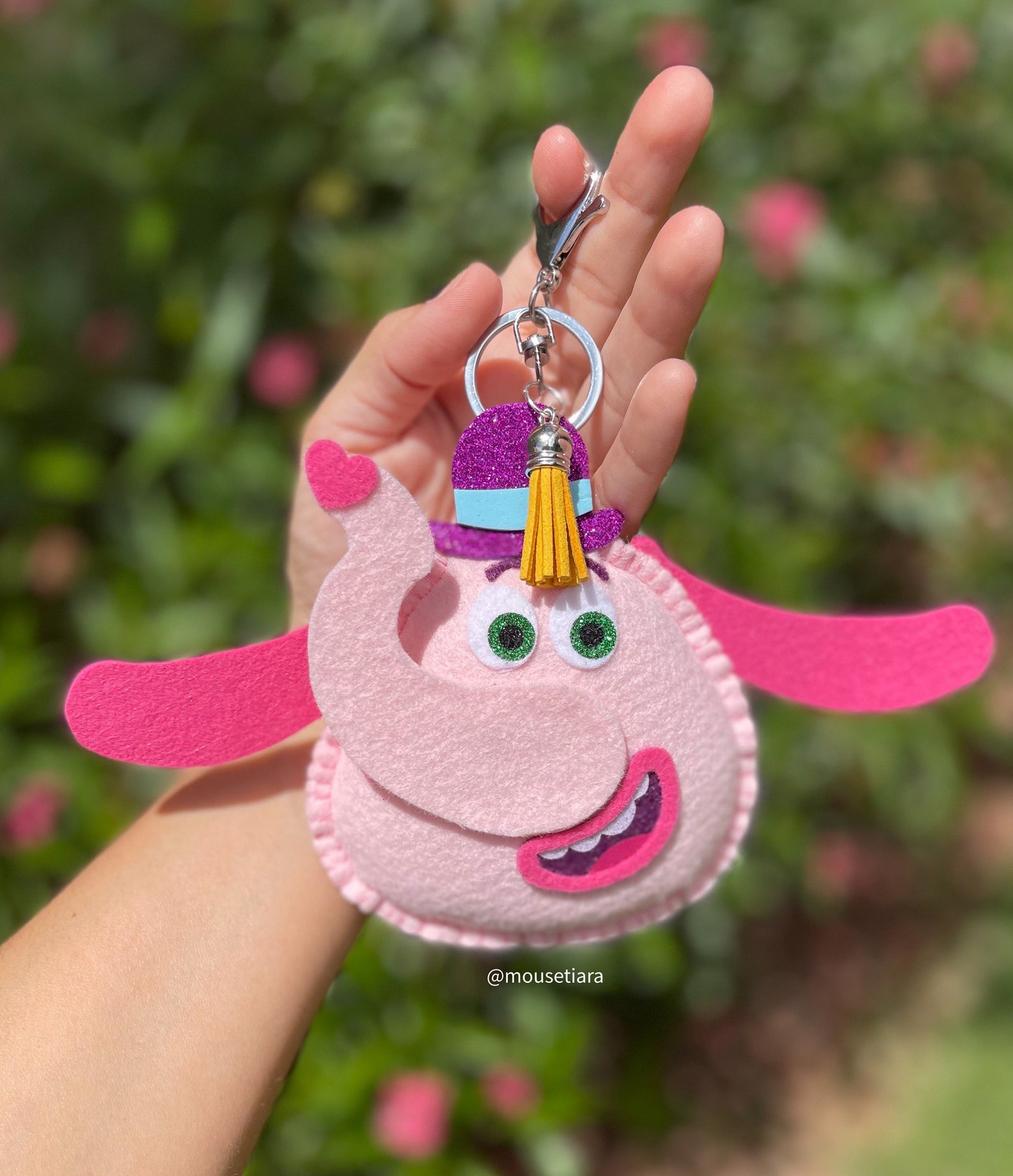 Inside Out Bing Bong Hand Made Keychain Bag Charm. Matching - Etsy