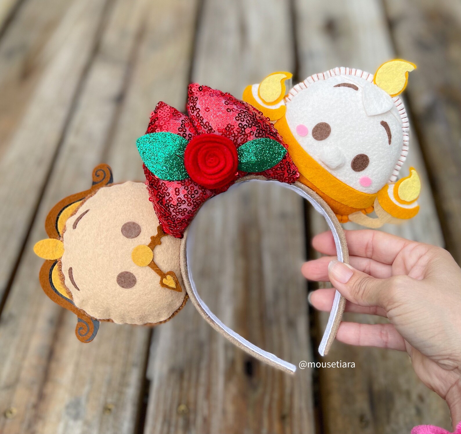 Disney Ears Mickey Ears Beauty and the Beast Ears Lumiere - Etsy