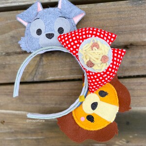 Disney Ears Lady and the Tramp Mickey Ears Headband Tsum Tsum Ufufy ...