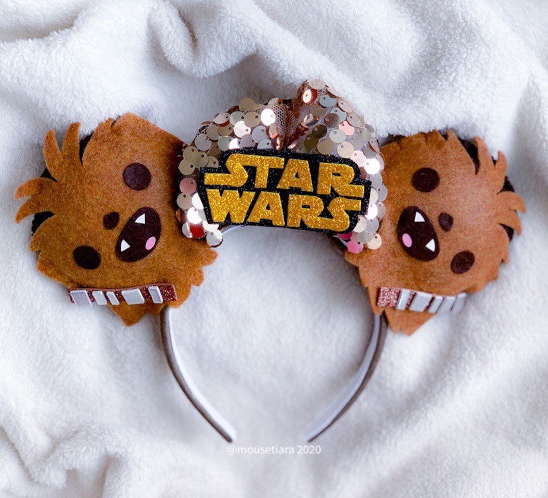 Disney Ears Chewbacca Mickey Mouse Ears | Star Wars | Headband Tsum ...