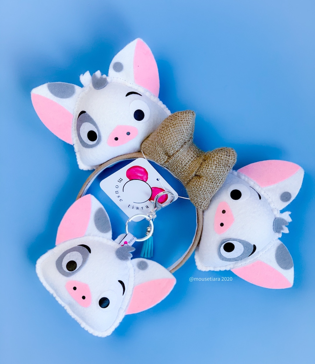 Disney Ears Mickey Ears | Moana Minnie Ears | Pua Pig Keychain Set Tsum ...