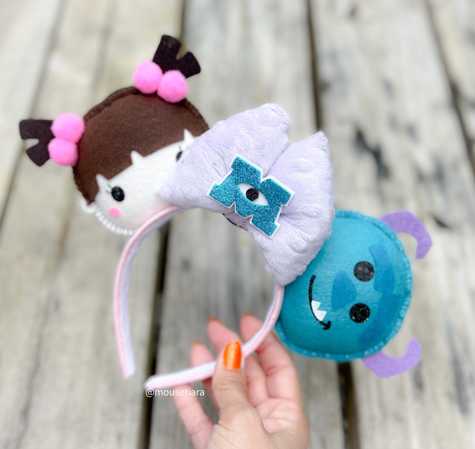 Mickey Ears Monsters Inc Sully Smiling Boo Mike Mickey Mouse - Etsy