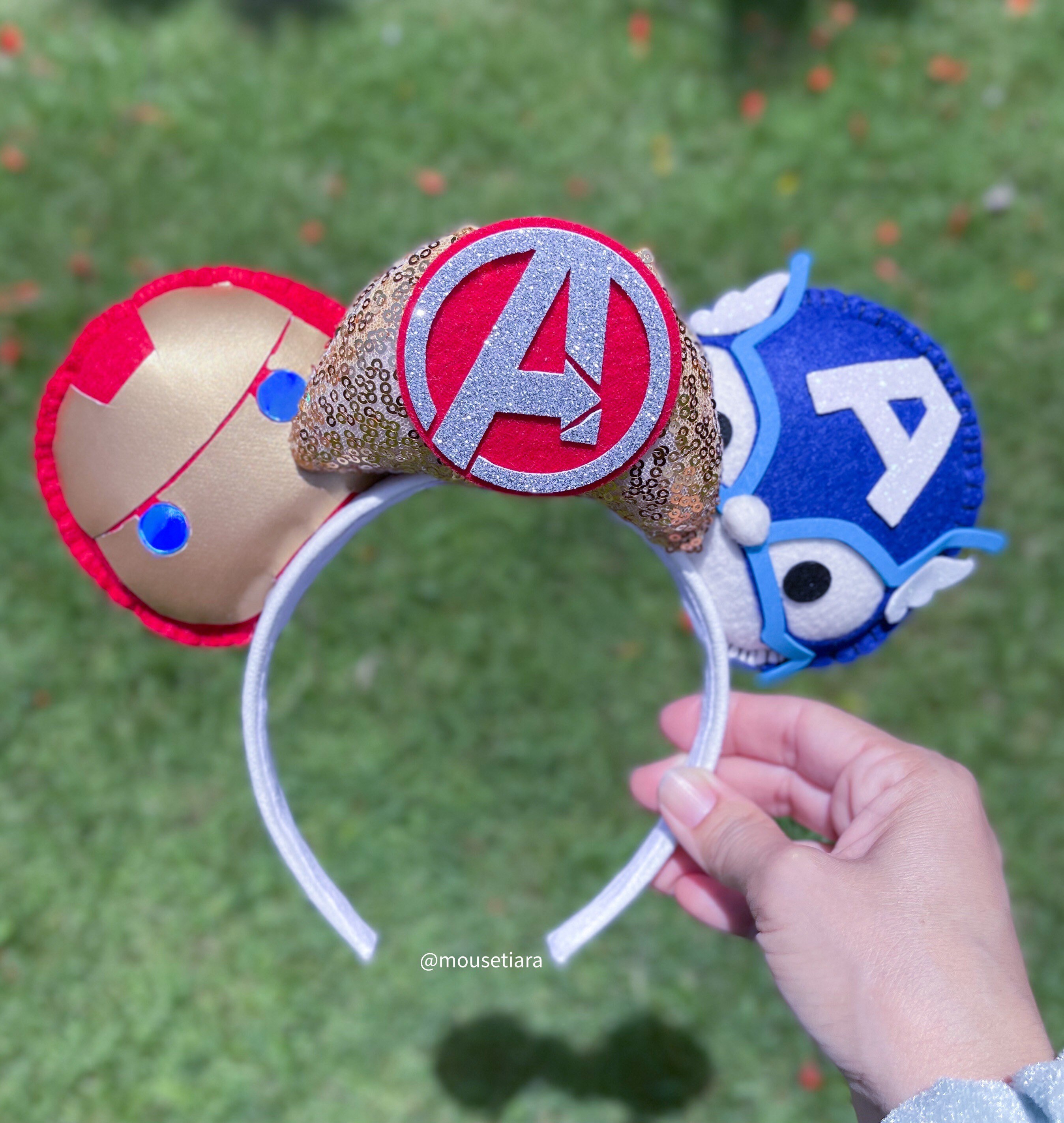 Disney Ears Mickey Ears Captain Marvel Avengers Campus Captain America ...