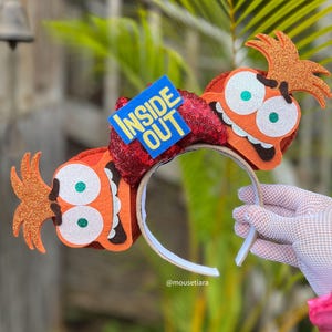 Inside Out Anxiety Mickey Ears Anxiety Envy Joy Sadness Embarrassment ...