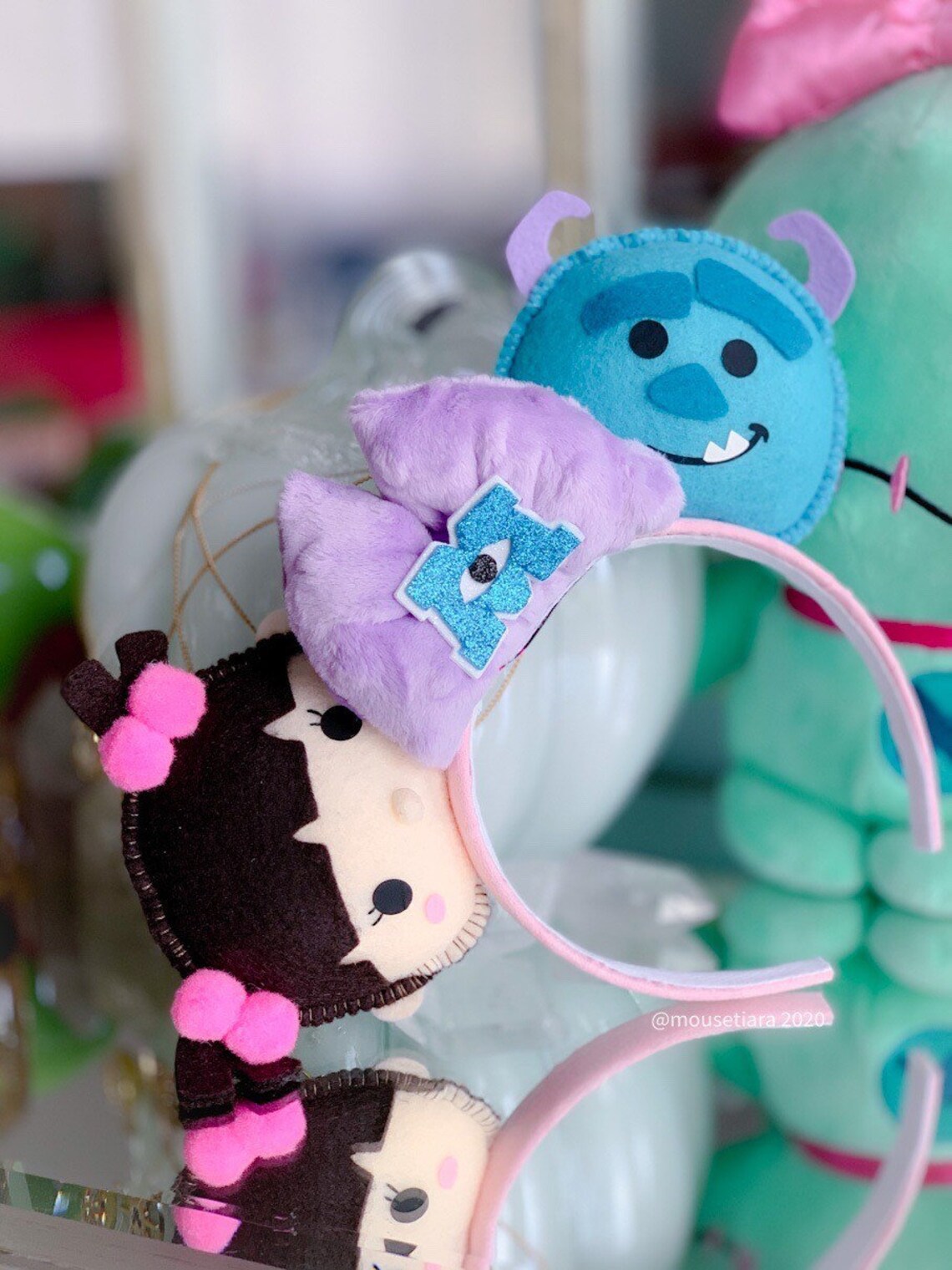 Mickey Ears Monsters Inc Sully Smiling Boo Mike Mickey Mouse | Etsy