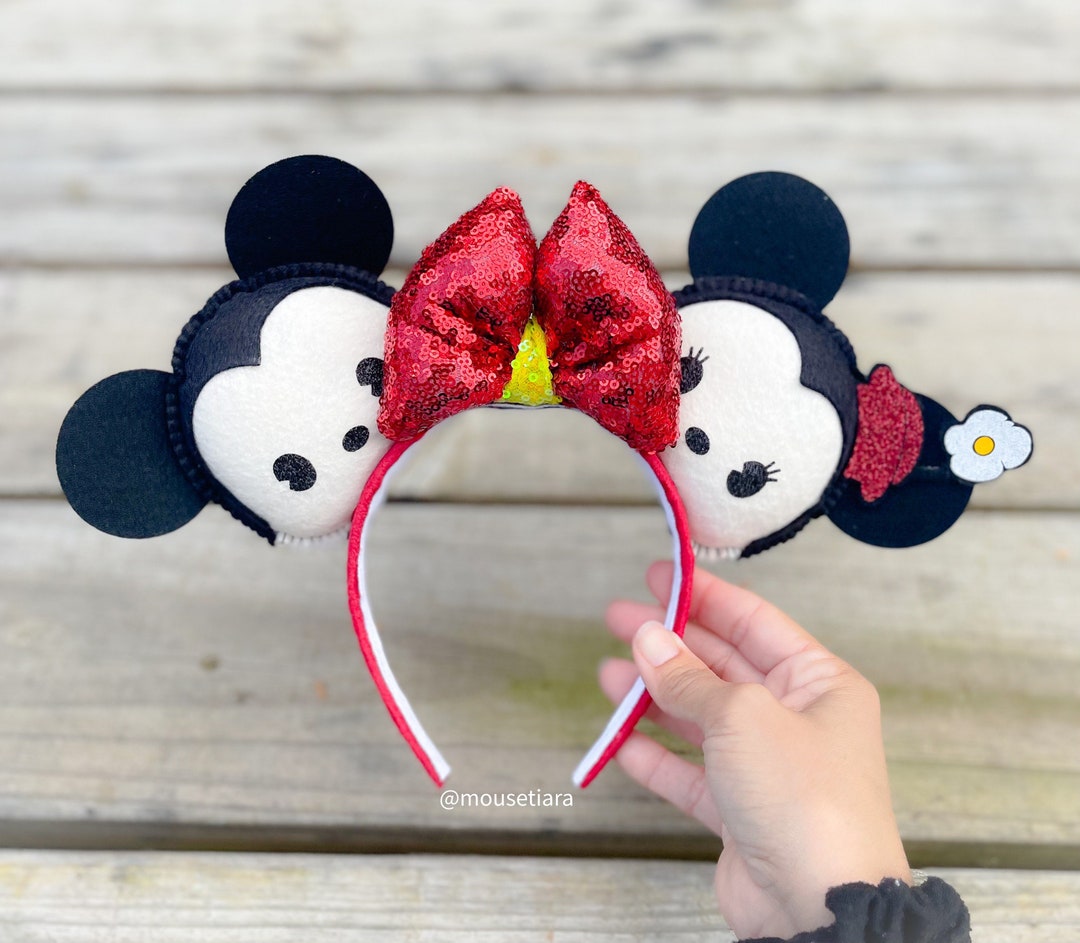 Disney Ears Retro Classic Red Yellow Mickey Ears Minnie Ear - Etsy