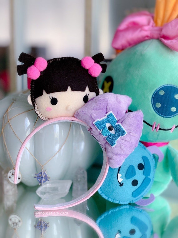 Mickey Ears Monsters Inc Sully Smiling Boo Mike Mickey Mouse | Etsy