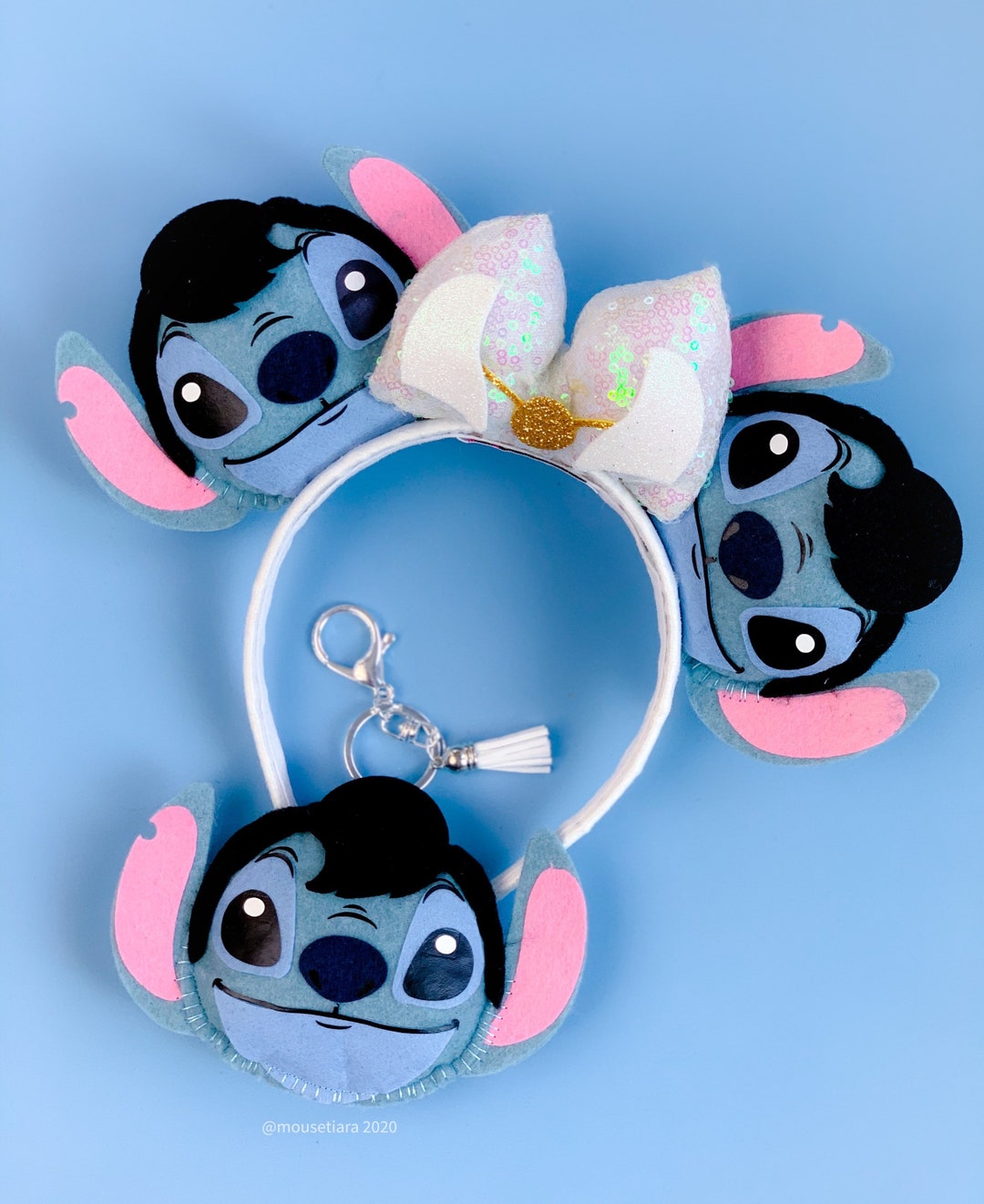 Orejas de Minnie Mouse / Lilo y Stitch Hecho a mano Elvis Stitch ...