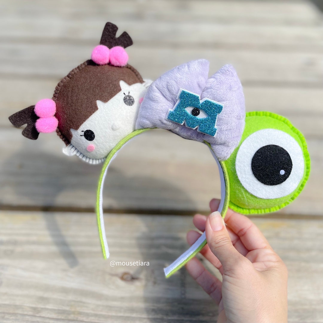 Mickey Ears Monsters Inc Boo and Mike Mickey Mouse Inspired Ears ...