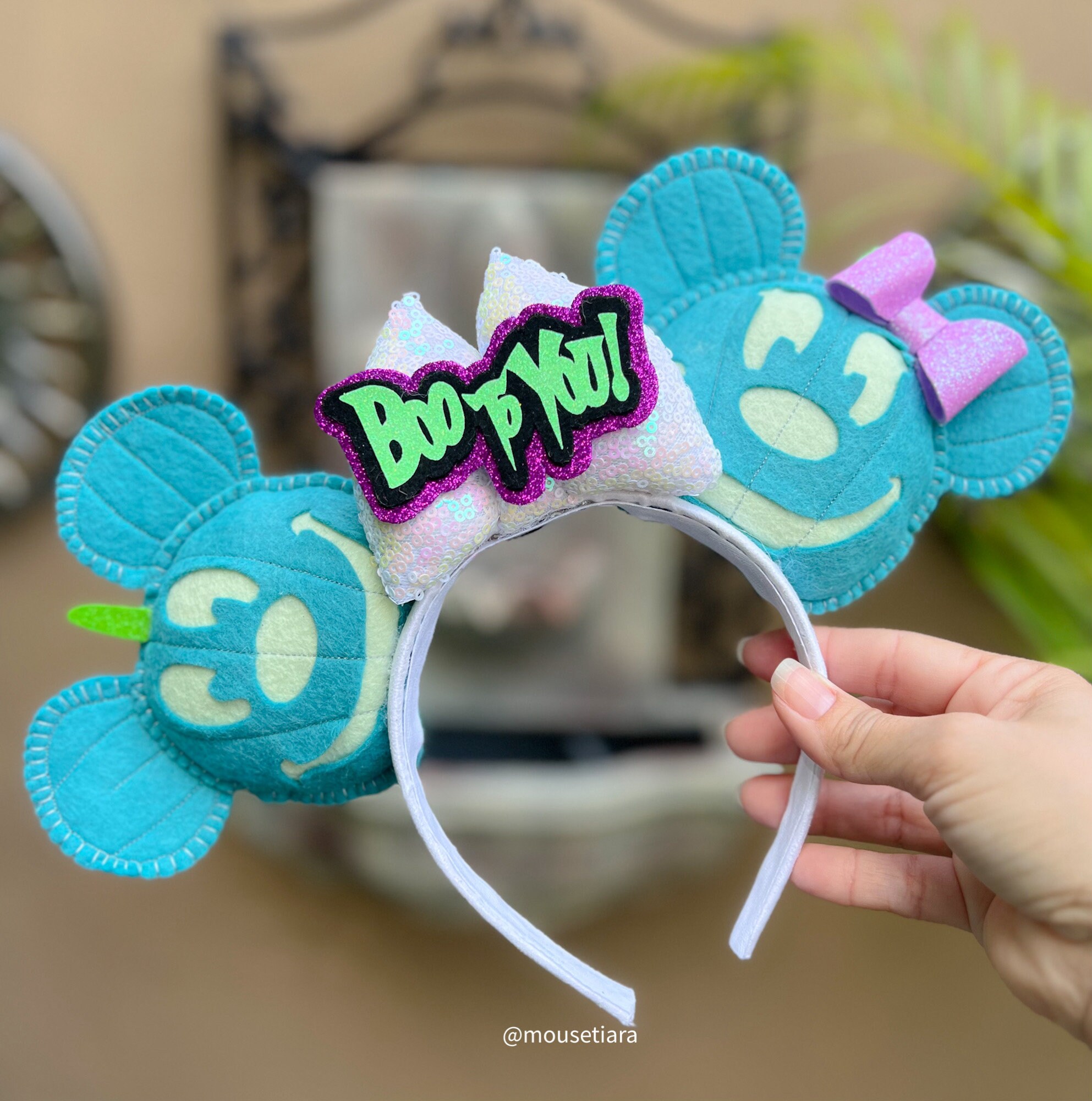 Mickey Ears Boo to You! Not so Scary Halloween Party Teal Pumpkin ...