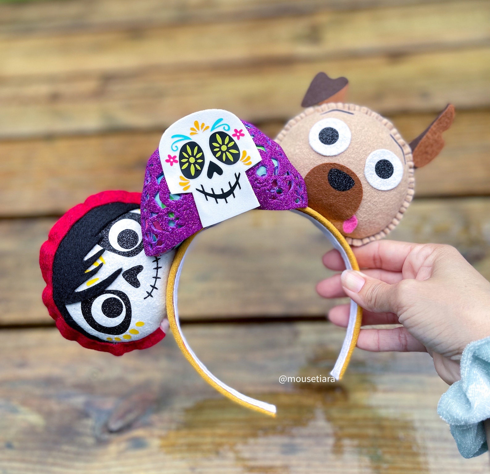 Disney Ears Coco Mickey Ears | Pixar Disney Coco Sugar Skulls | Dia De ...