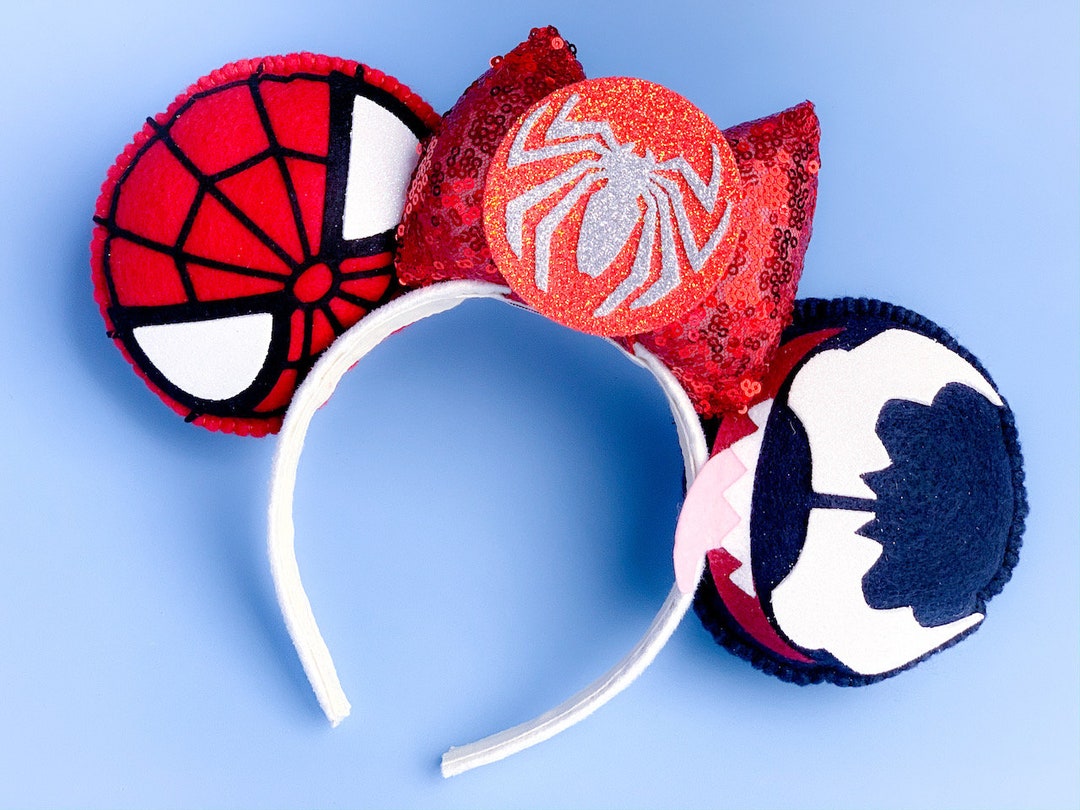 Spiderman Ears Venom | Captain Marvel America | Mouse Ears Headband ...