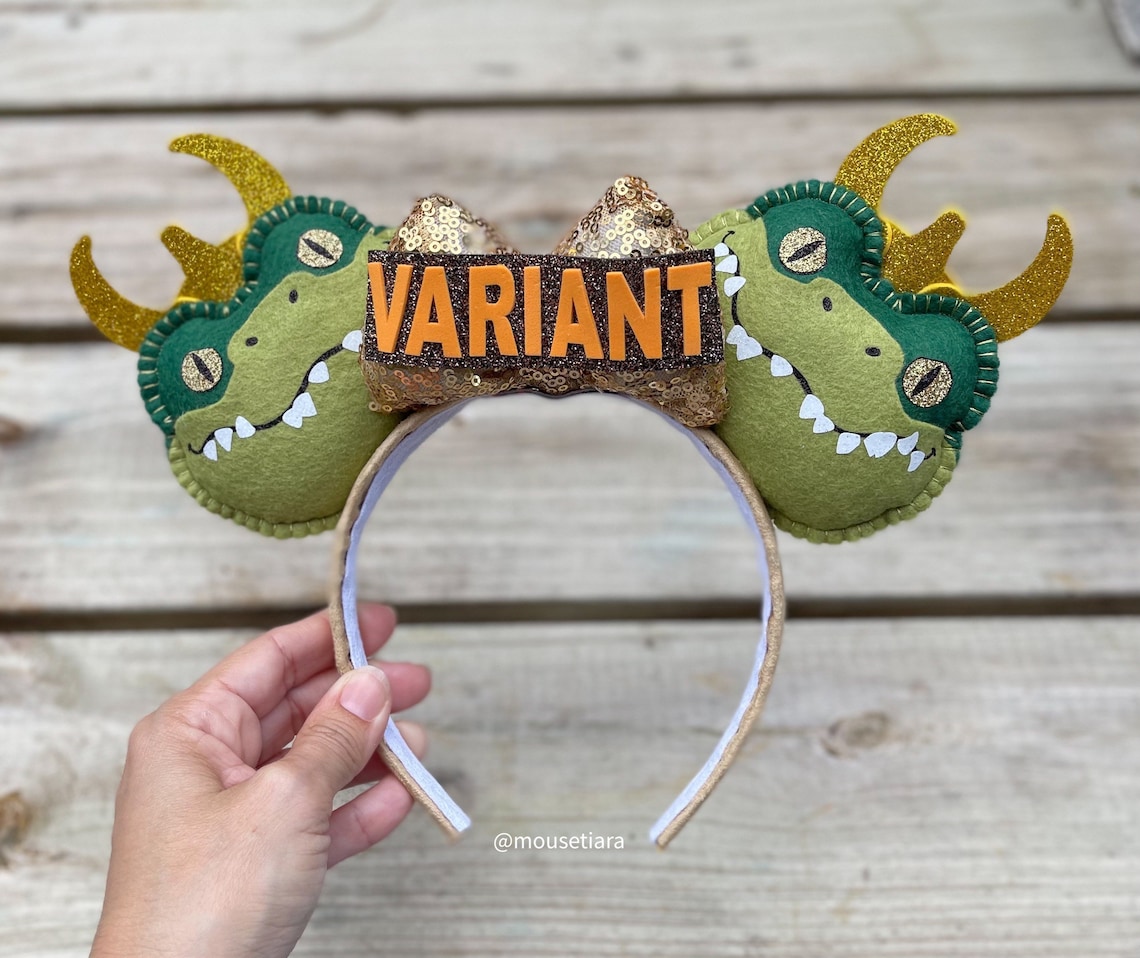 Gator Loki Variant Ears Crocodile Loki Mickey Mouse Ears | Etsy