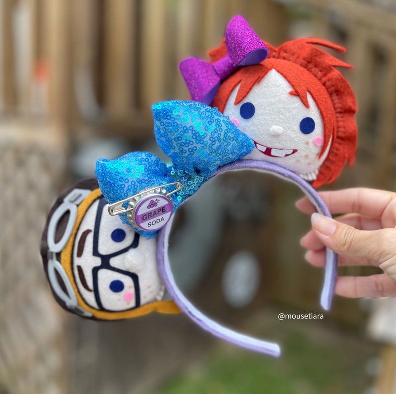 Mickey Ears Disney Pixar up Ears Carl and Ellie Disney Parks | Etsy