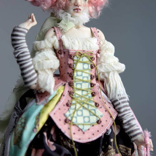 Ooak BJD Doll Full Set Clown Porcelain BJD Doll Made to Order - Etsy