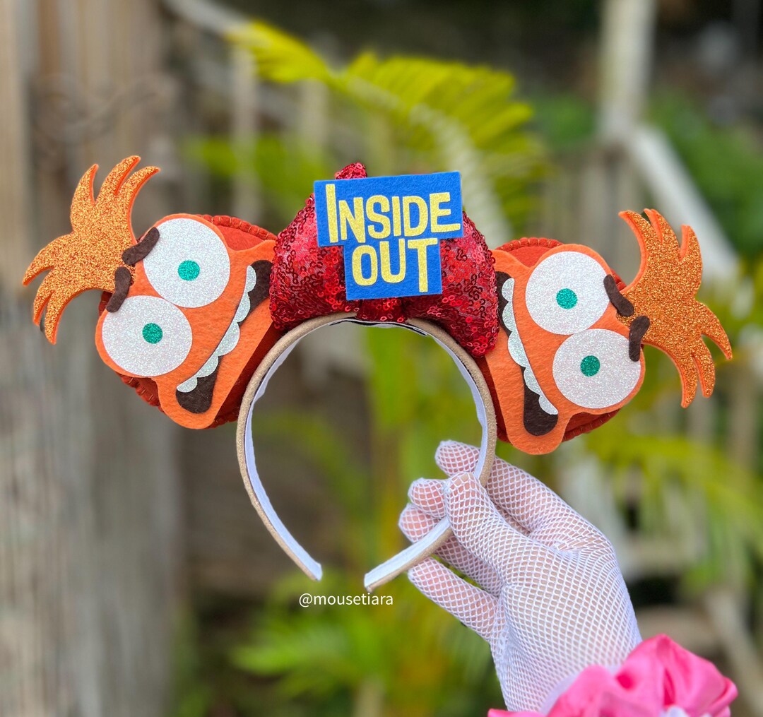 Inside Out Anxiety Mickey Ears Anxiety Envy Joy Sadness Embarrassment ...