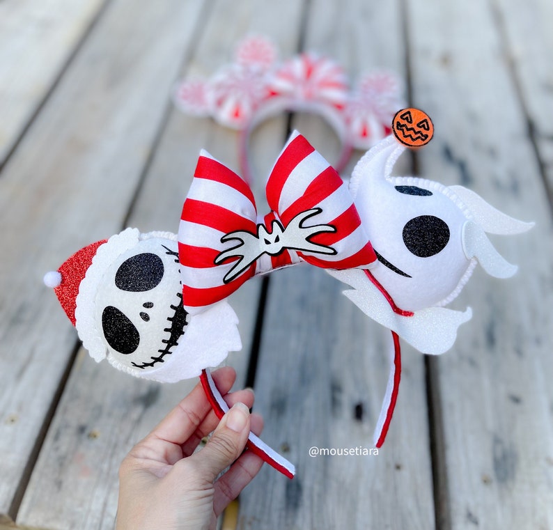 Nightmare Before Christmas Ears Jack Skellington Zero Ears | Etsy