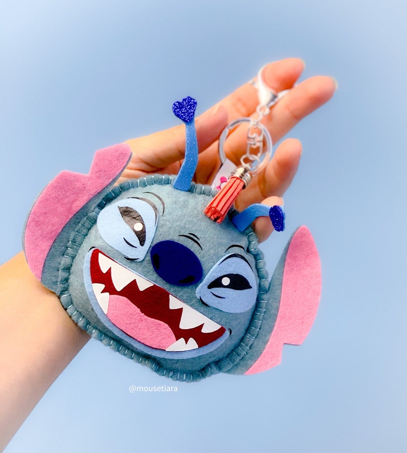 Disney Keychain Lilo and Stitch Hand Made Experiment 626 - Etsy
