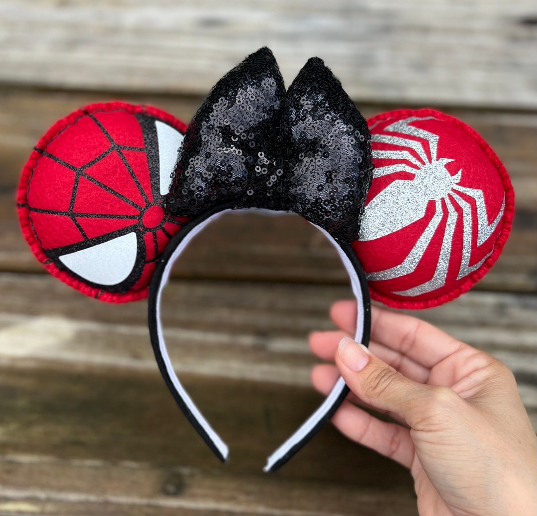 Disney Ears Spider-man Ears | Mickey Ears Marvel Spiderman Venom Mickey ...