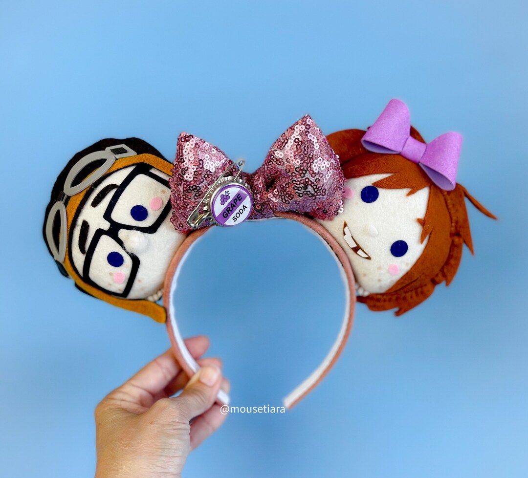 Mickey Ears Disney Pixar up Ears Carl and Ellie Disney Parks - Etsy