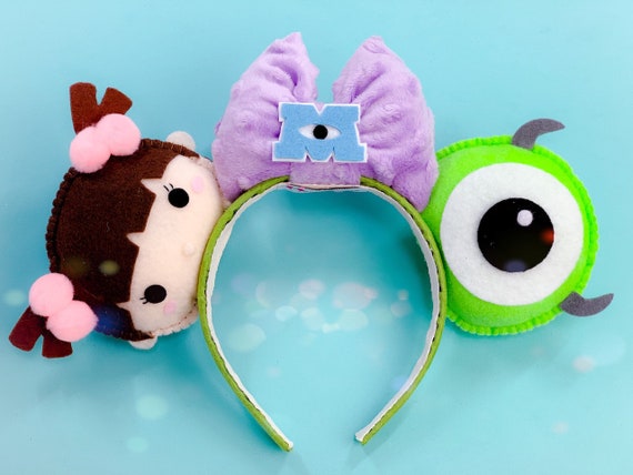 Mickey Ears Monsters Inc Boo and Mike Mickey Mouse Inspired | Etsy