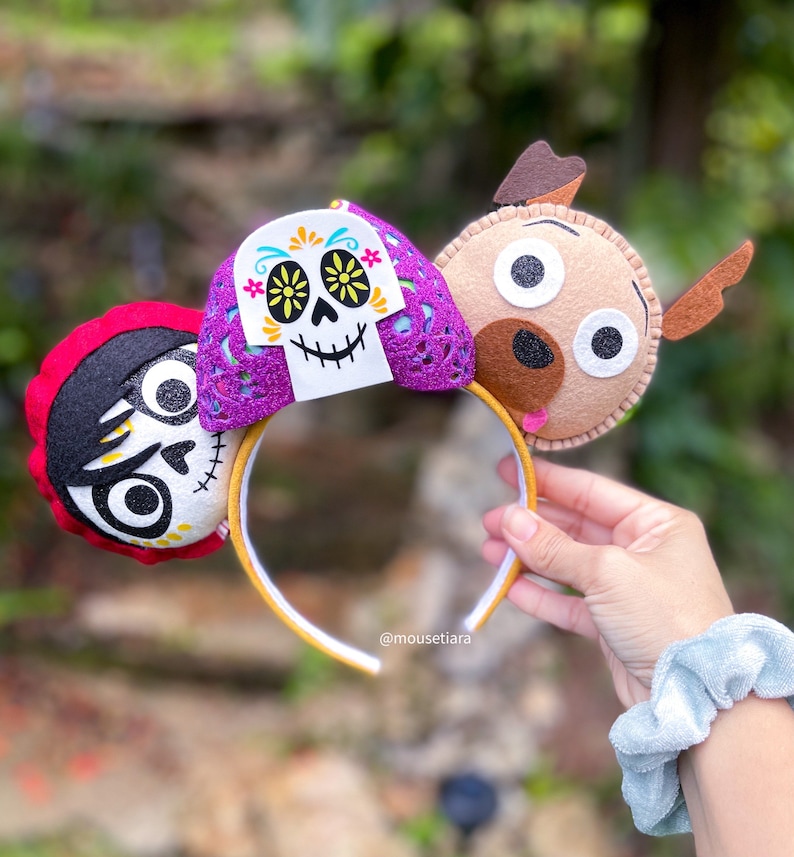 Disney Ears Coco Mickey Ears | Pixar Disney Coco Sugar Skulls | Dia De ...