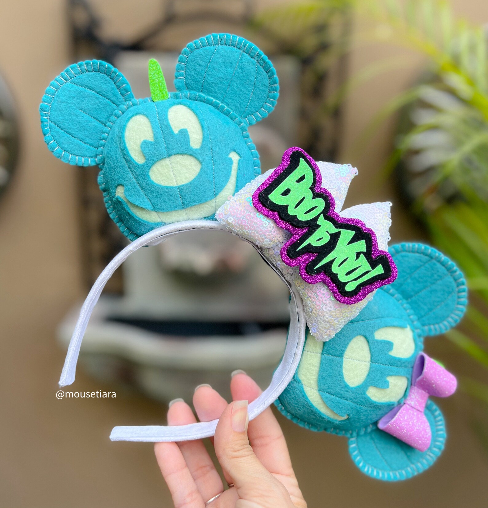 Mickey Ears Boo to You! Not so Scary Halloween Party Teal Pumpkin ...