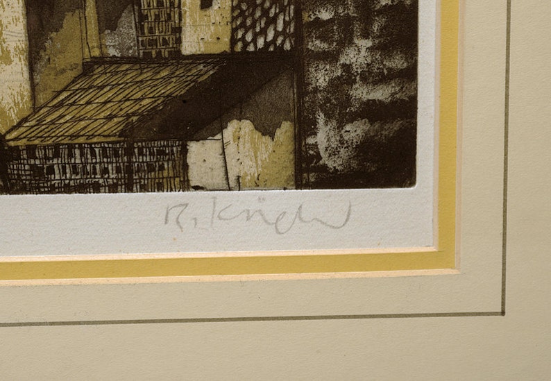 Rolf H. Kuch Lithograph - Etsy