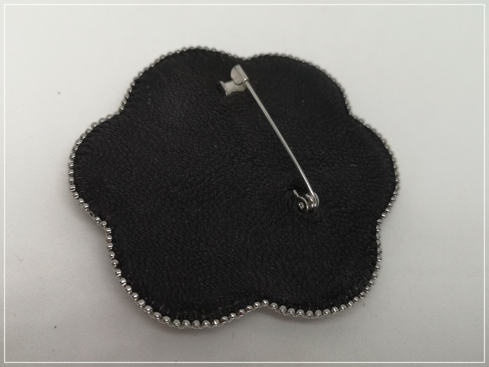 Bead Embroidered Paw Brooch Black Silver Pet Paw Brooch - Etsy