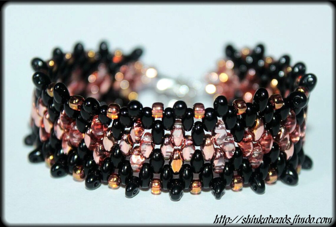 Snake Skin Bracelet Beading Pattern PDF Bracelet Beading - Etsy