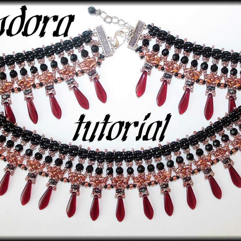 Super Duo Bead Necklace - Etsy