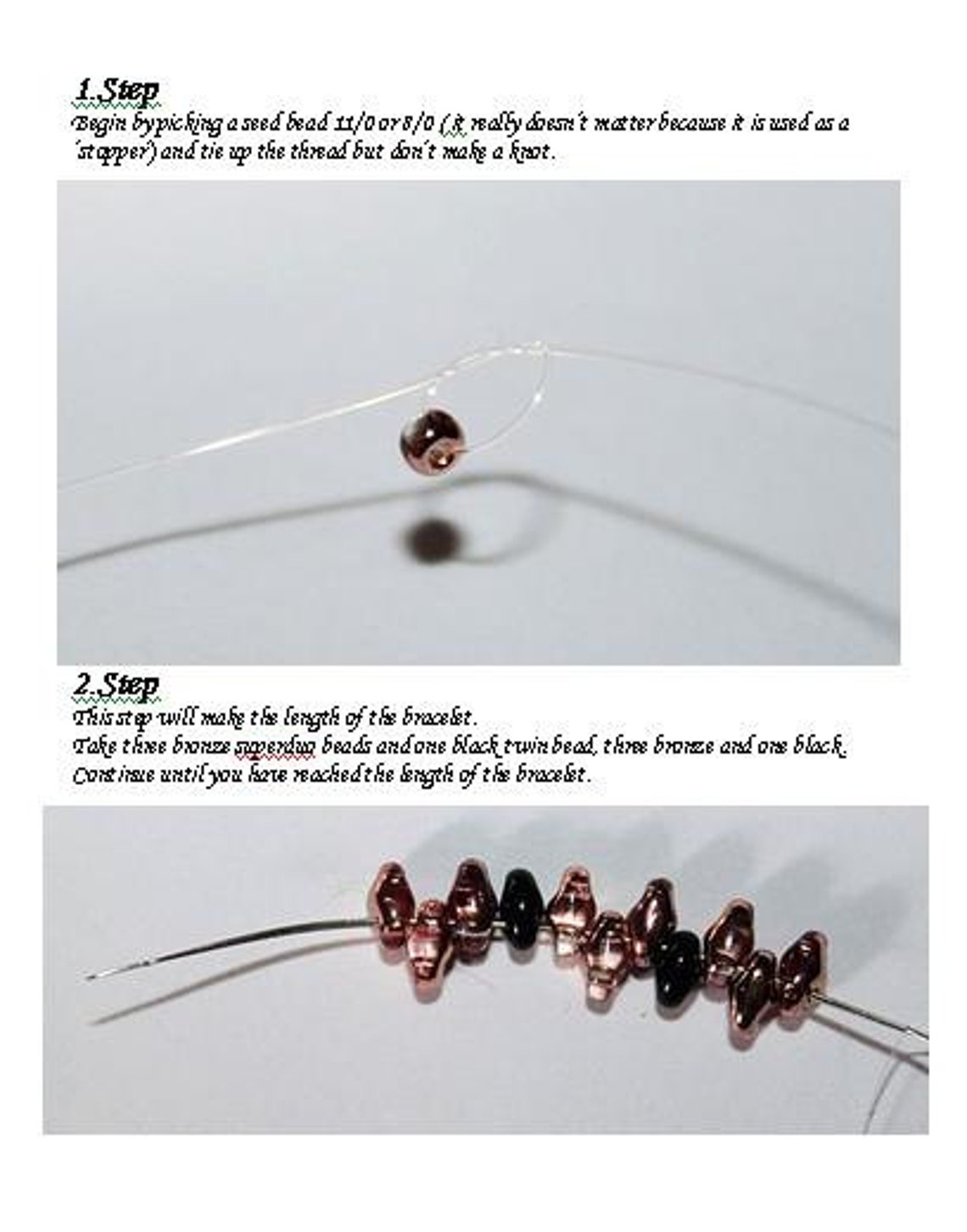 Snake Skin Bracelet Beading Pattern PDF Bracelet Beading - Etsy