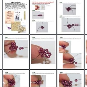 Elegant Pearl Bracelet, Beading Pattern PDF, Bracelet ,beading Pattern, Tutorial,beading ...
