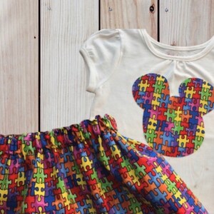 Autism Awareness Outfit Disney Autism Outfit Mickey Mouse - Etsy